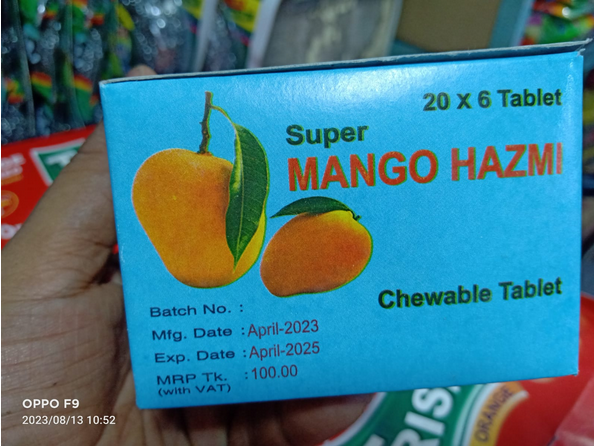 Super Mango Hazmi - 1Box (20x6=120Tablet) | Daraz.com.bd
