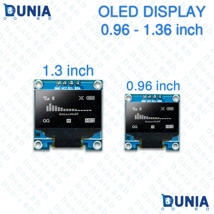 1.3inch OLED Display Module For Arduino & DIY Project Blue Color ...