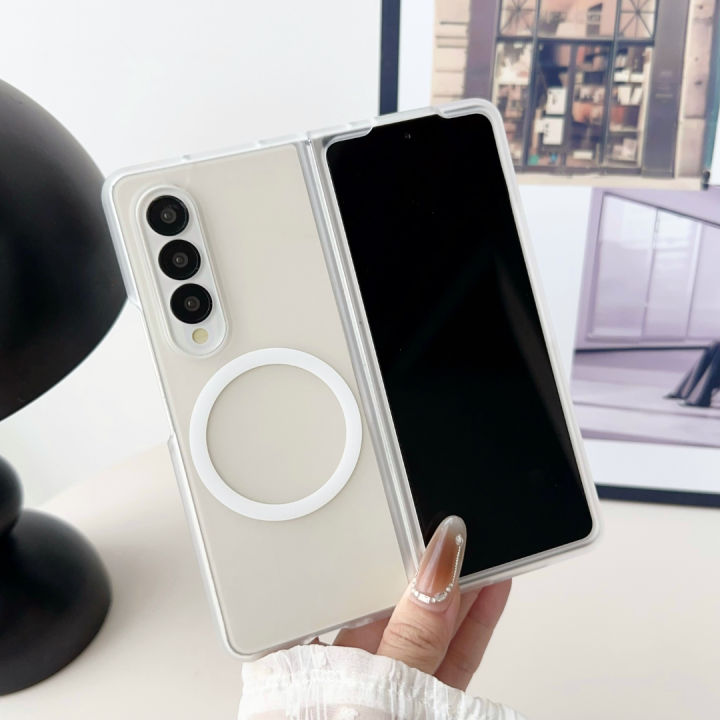 HOCE Ultra Thin Magnetic Phone Cases For Samsung Galaxy Z Fold 6 5 4 3 ZFold 3 4 5 6 MagSafe ...