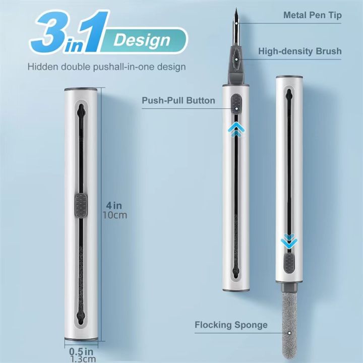 Computer Keyboard Cleaner Brush Kit Earphone Cleaning Pen For Headset ...