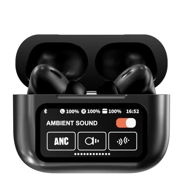 Airpods A9 pro Touch Screen Display with ANC ENC by Somiron | Daraz.com.bd