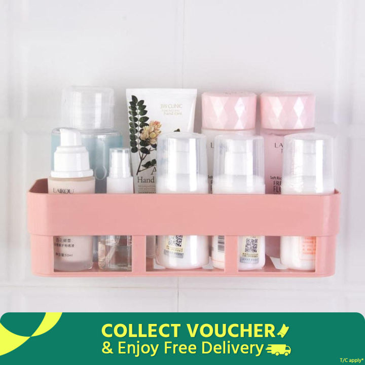 Bathroom Wall Shelves Toothpaste Holder Rack Storage | Daraz.com.bd