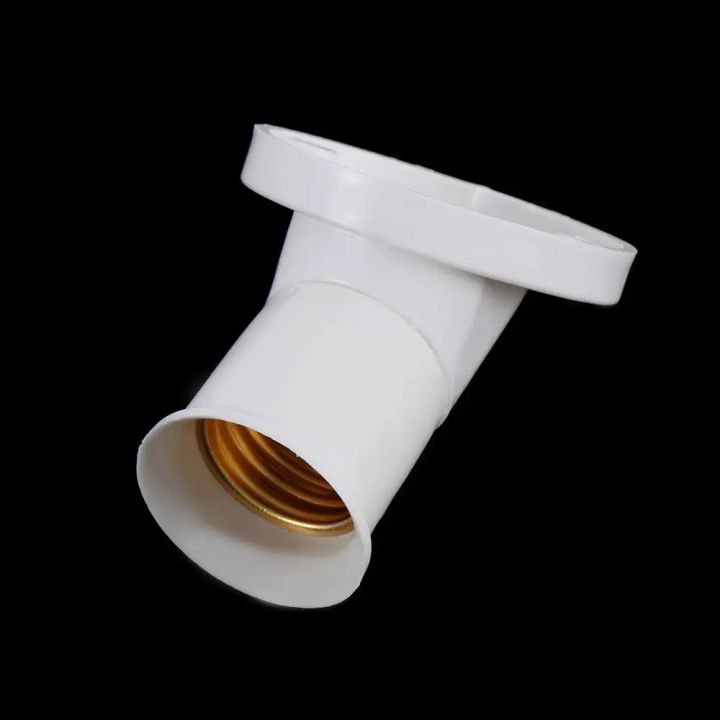 E27 Lamp Base Socket 45 Degree Angle Oblique Screw Plastic Light Bulb Base Wall Lamp Holders ...