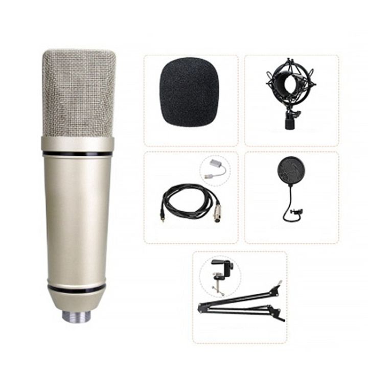 Professional Studio Record Condenser Microphone U87 With Shock Mount ...