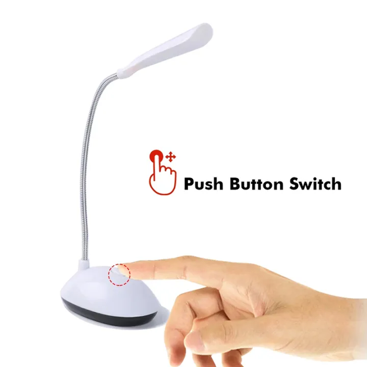 1PC Table Lamp For Study LED Desk Lamp Dimmiable Mini Table Top Book ...