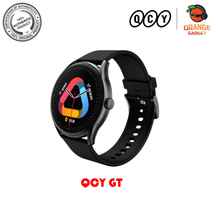QCY Watch GT Smart Watch(Black/Silver) | Daraz.com.bd