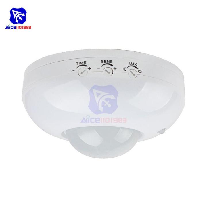 【happy one】PIR Motion Sensor Switch 110V-240V Adjustable Ceiling Body ...
