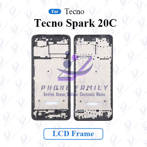 For Tecno Spark 20C Front LCD Frame Middle Chassis Housing | Daraz.com.bd