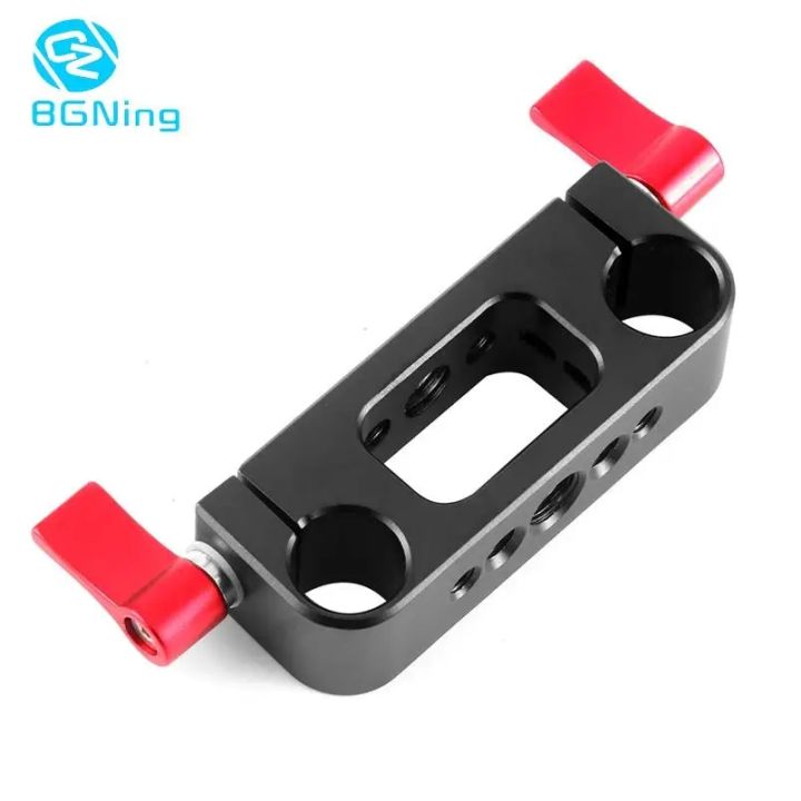【Lejia】15mm Rig Clamp Holes 1/4 3/8 Telephoto Lens Holder Support Rail ...