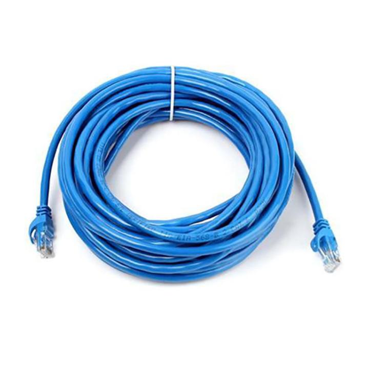 Blue 30FT 10M CAT6 CAT 6 Round Ethernet Network Cable RJ45 Patch LAN Cord | Daraz.com.bd