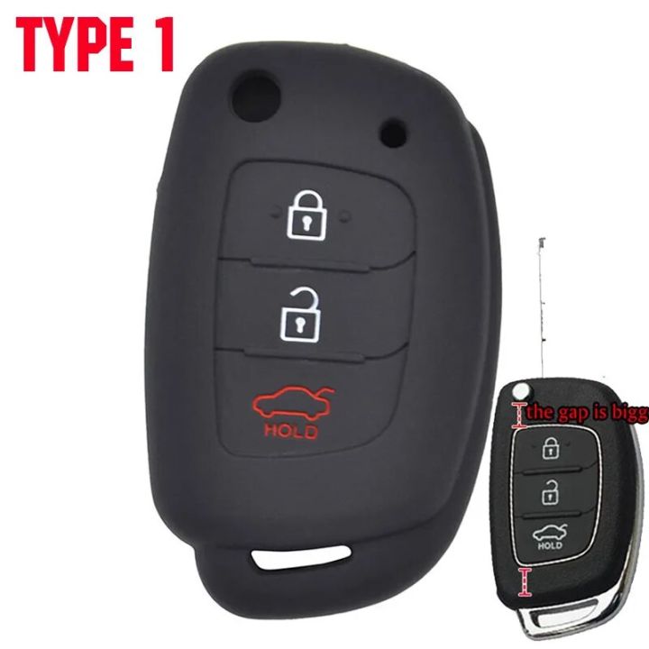 For Elantra Tucson i40 i20 iX35 Creta Santa fe H-1 / i800 Silicone Key ...