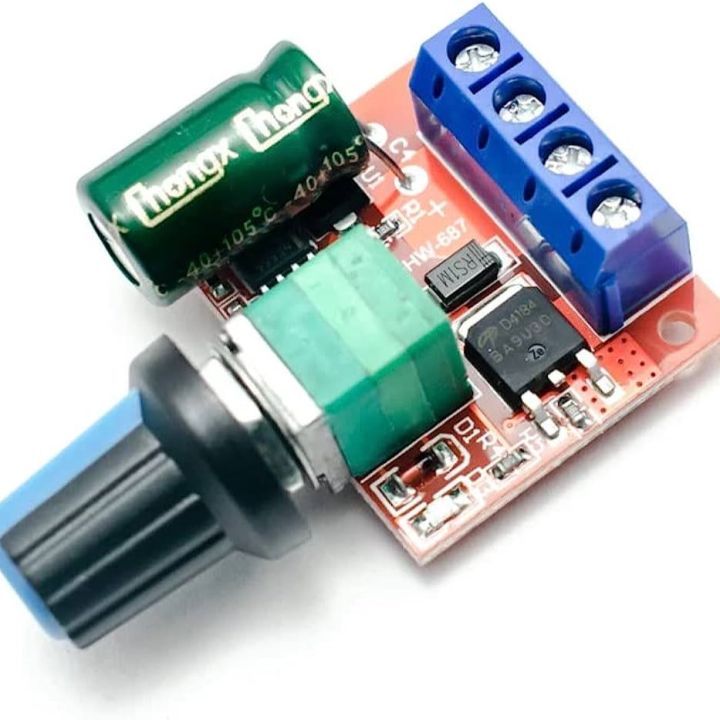 Mini DC Motor PWM Speed Controller Module Speed Control Switch LED Dimmer | Daraz.com.bd