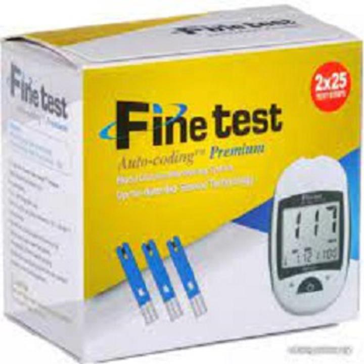 Fine Test Blood Glucose Test Strip 50 pice | Daraz.com.bd