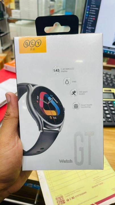 QCY Watch GT Smart Watch With Retina AMOLED HD Display | Daraz.com.bd