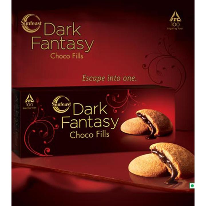 Sunfeast Dark Fantasy Choco Fills - 75g(6 packs × 12.5g)- (India ...