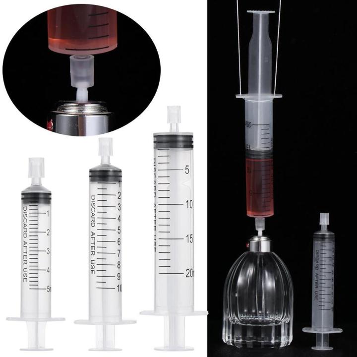 5/10/20ml Perfume Injection Plastic Adapter Syringe Pump Dispenser ...