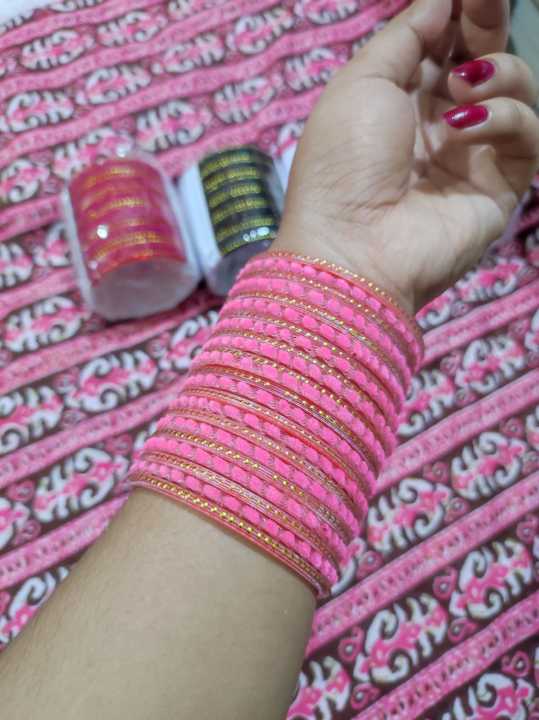 Indian kacchar velvet Churi 24 pis | Daraz.com.bd