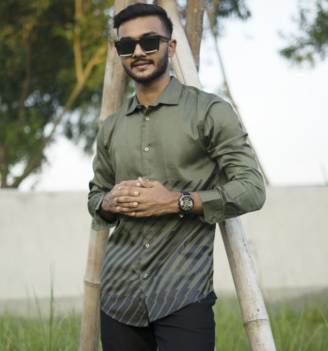Understated -Choice and Remark -COtton Long Sleeve Casual Shirt For Men ...