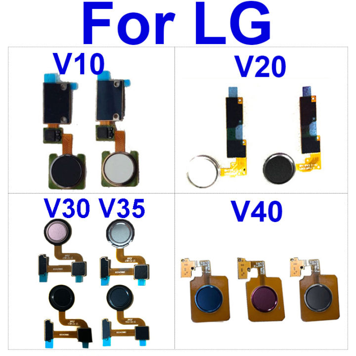 Home Button Finger Print Flex Cable For LG V50 V10 V20 V30 V35 V40 ...