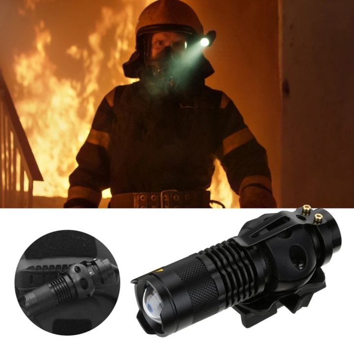 4 Mode Telescopic Portable Mini LED Helmet Flashlight With Charger Kit ...