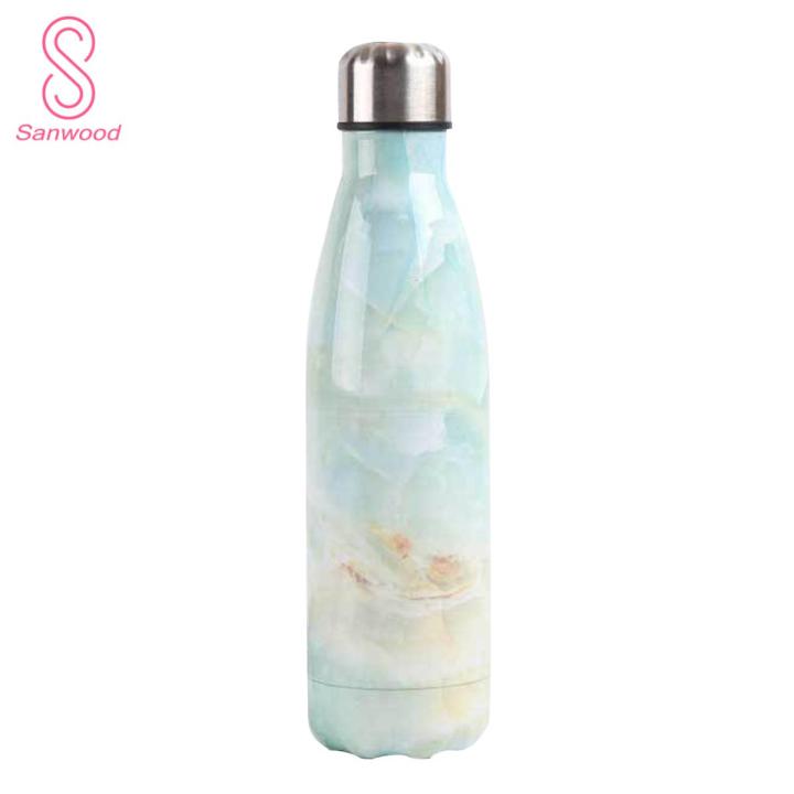 500ml Stainless Steel Travel Vacuum Flask Heat Insulated Tea Coffee Cup ...