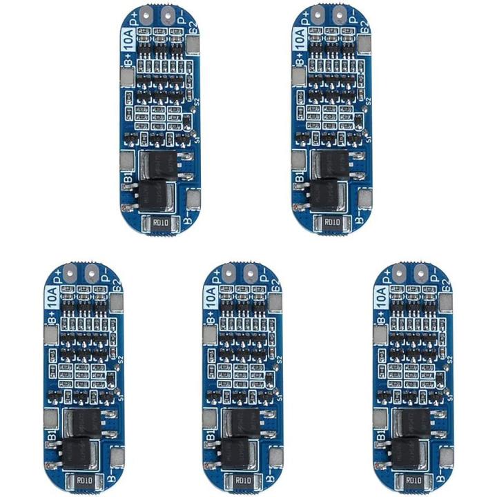 5PCS 3S 11.1V/12V/12.6V 10A 18650 Charger PCB BMS Protection Board for ...