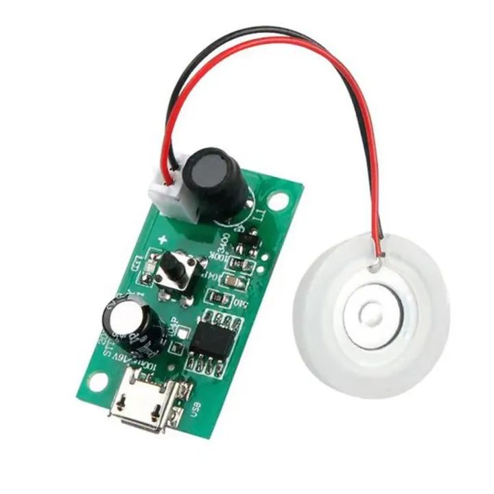 Ultrasonic Mist Maker Atomizing Fogger Humidifier Module D20mm Mist ...