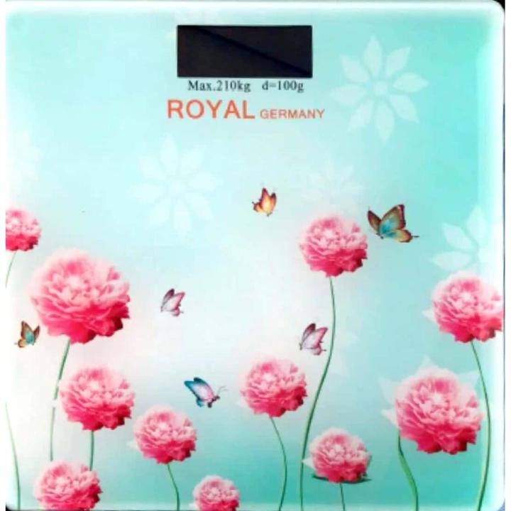 ROYAL GERMANY 180 kg Digital Body Weight Machine Bathroom Scales ...