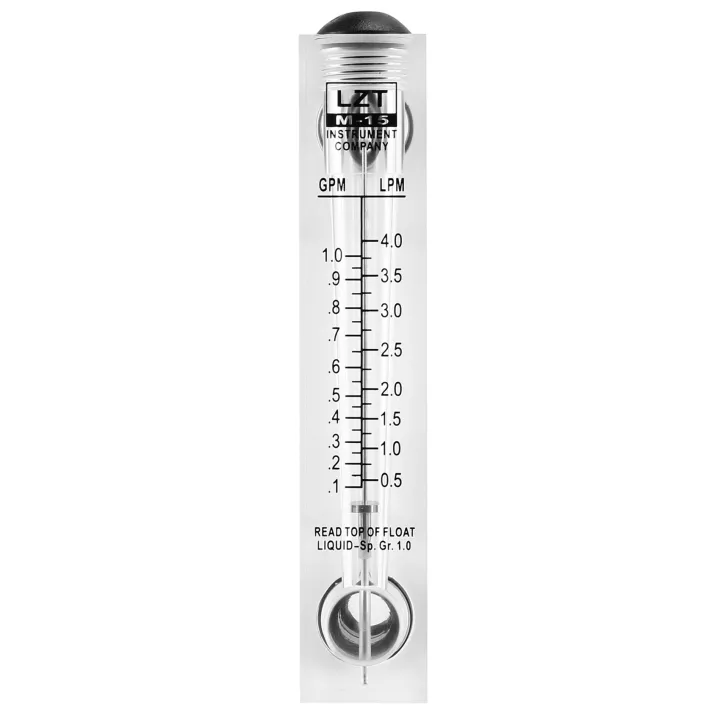 Black Adjustable Knob 0.1-1 GPM Panel Type Water Flow Meter -15 | Daraz ...