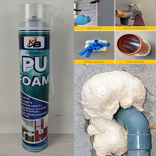 kb Pu Foam Spray Window Doors And Any Leak Poiyurithine spray ...
