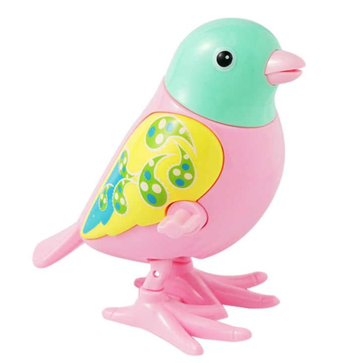 Wind Up Cute and Colorful Clockwork Jumping Parrot Toy Bird Toy ...