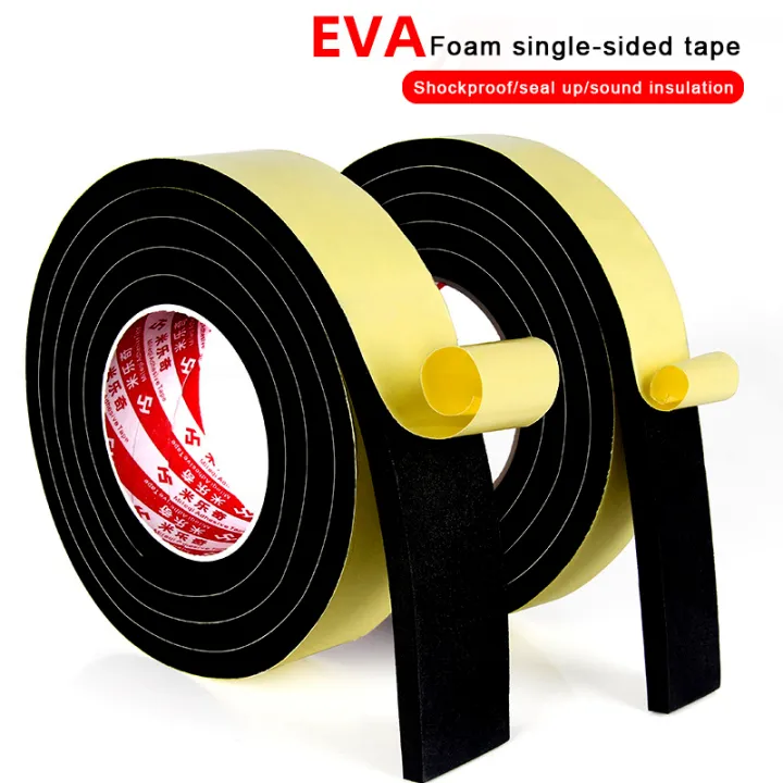 EVA Single Side Black Foam Tape 5mm 8mm 10mm Thickening Self-adhesive ...