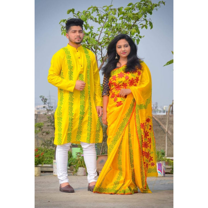 Exclusive Designer same as picture Half silk SHuli Ful Saree and ...