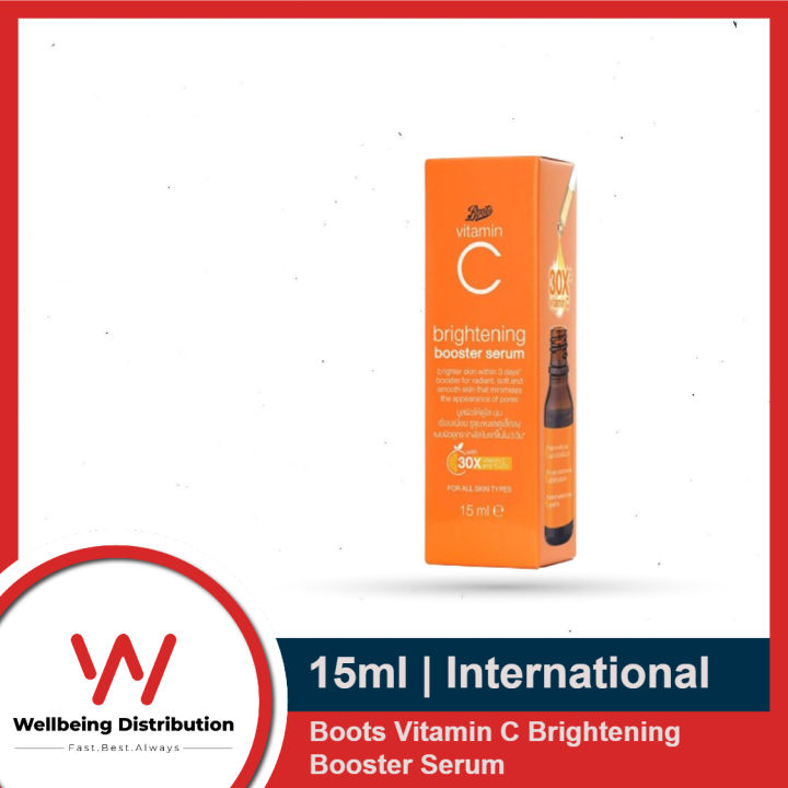 Boots Vitamin C Brightening Booster Serum 15ml | Daraz.com.bd