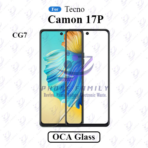 For Tecno Camon 17P CG7 LCD Display Touch Screen Front Glass Lens ...