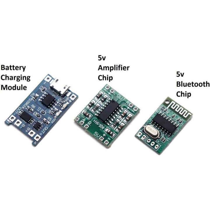 SAMAES Combo Pack of PAM8403 2x3W Stereo Amplifier Board and 5V ...