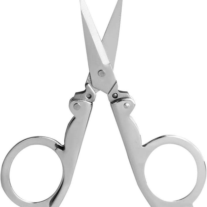 Stainless Steel Traveling Foldable Scissor Sewing Spin Cutter Small ...