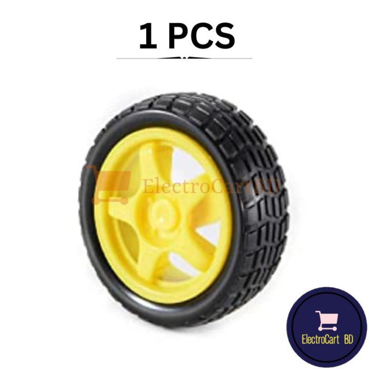 Smart Car Robot Plastic Tire Wheel | Daraz.com.bd
