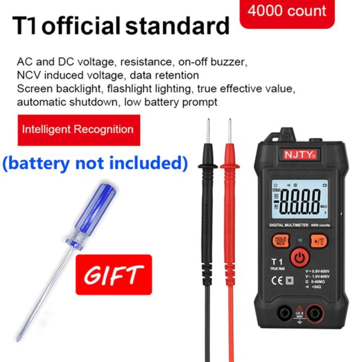 Professional Digital multimeter true effective value 600V AC/DC ...