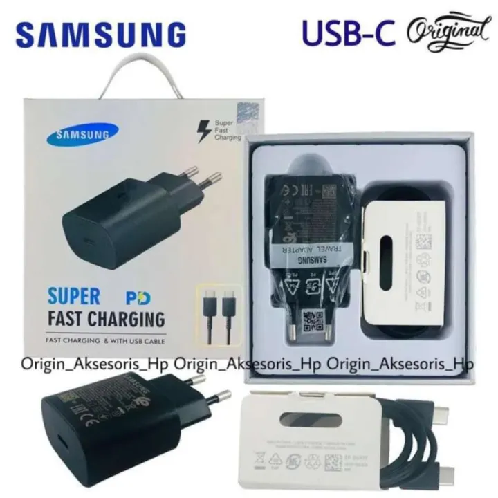 Samsung 18 Watt Fast Adapter With Type C To Type C Cable Premium Quality Charger Daraz .bd