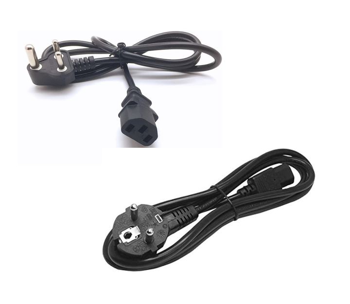 Power Cable 3 pin or 2 pin Round Shape 1.5 Meter Power Extension Cord ...