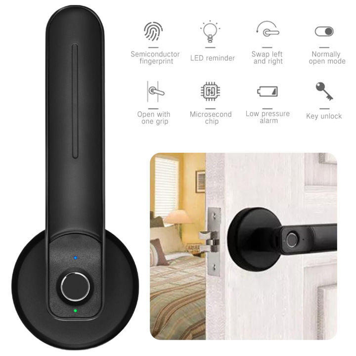 Smart Finger Print Deadbolt Door Handle Lock D1 Best for Home and Hotel ...