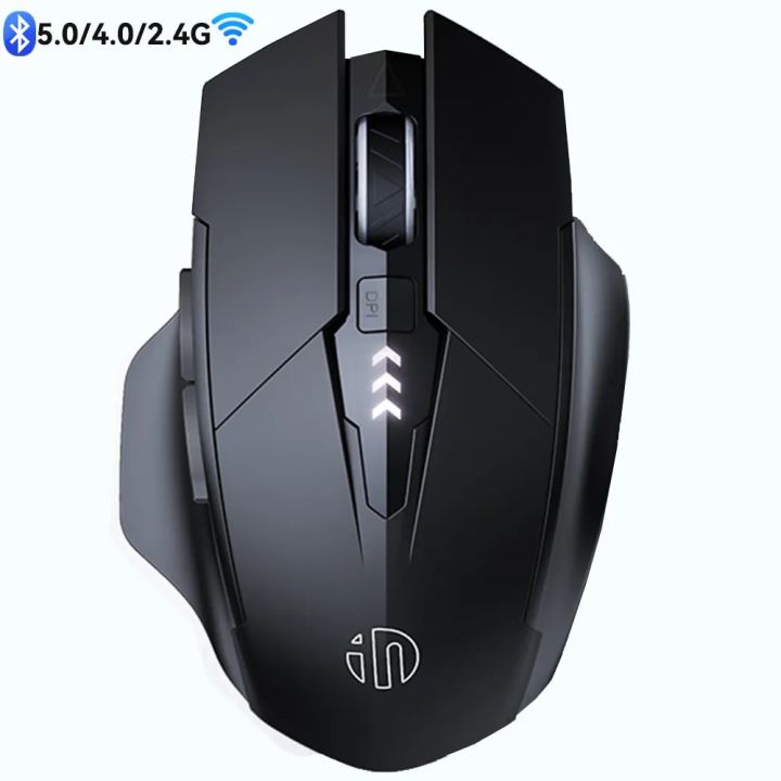 Wireless Mouse Rechargeable 2.4GHz USB Office Mute Bluetooth Mouse 6 ...