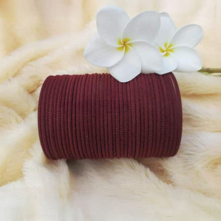 48 Pcs Metal Velvet Bangles Set for Women, Stylish and Elegant Design ...