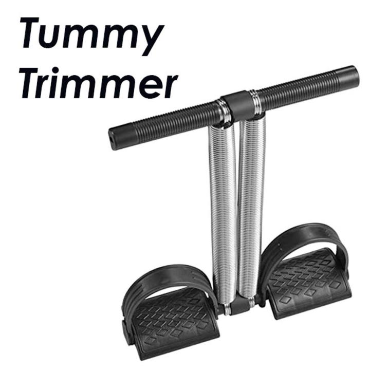 Tummy Trimmer Sit Up Pull Rope Spring Tension Foot Pedal Abdomen Leg ...