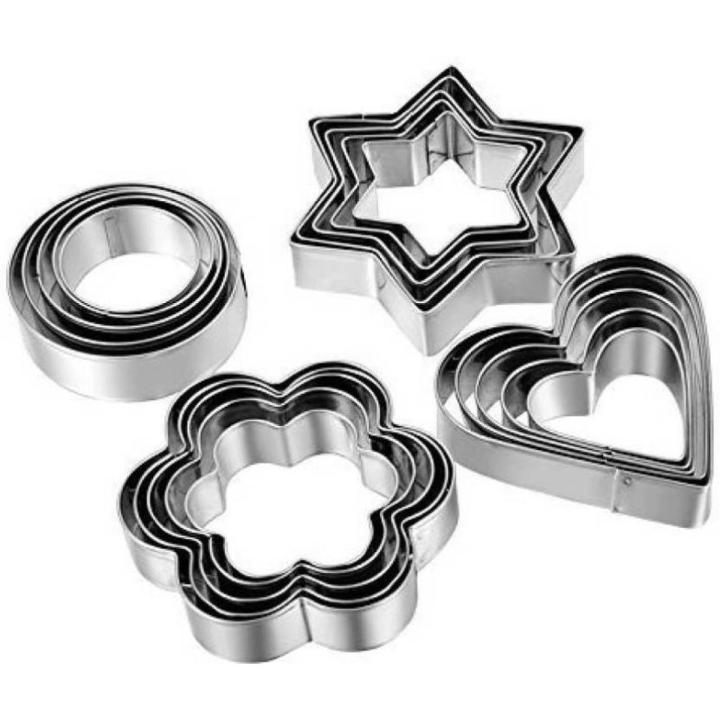 Stainless Steel Cookies Cutter - Essential Baking Tool For Making ...