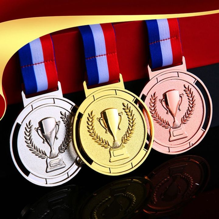 High Quality Metal Gold Silver Bronze Award Encourage Badge ...