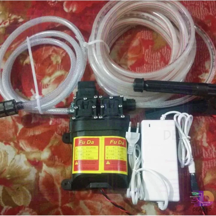 High Pressure Water Double Pump Full Set For Bike Wash And Garden ...