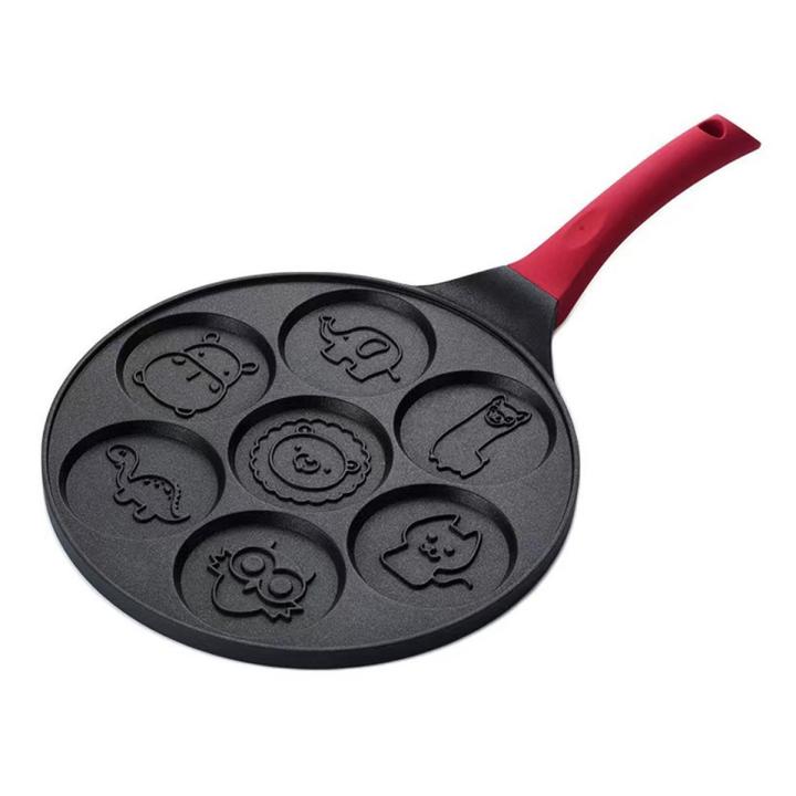 Wheel Pancake Pan Cute Pattern Roller Pancake Pan Small Frying Pan ...