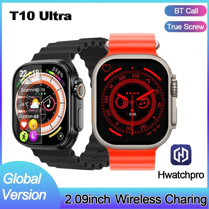 T10 Ultra Smart Watch Bluetooth Calling Infinite Display Series 8 Ultra Screw 49mm Waterproof ...